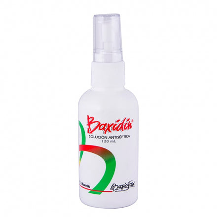Baxidin con válvula solución antiséptica 120 ml. – Tienda Misifu