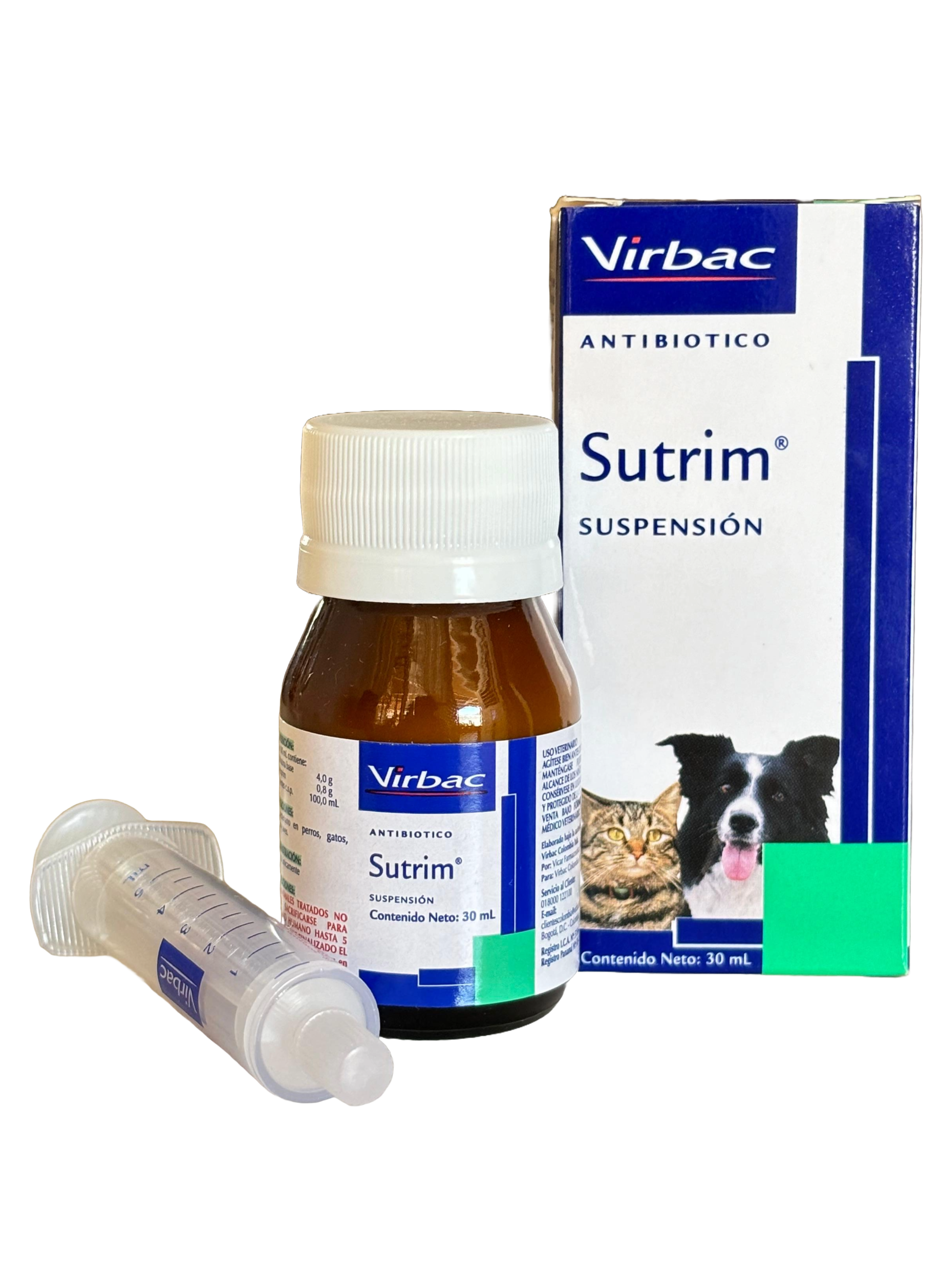 SUTRIM Antibacteriano de amplio espectro para caninos y felinos ...